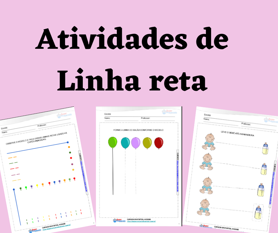 Atividades de Linha reta - Professor Preparado