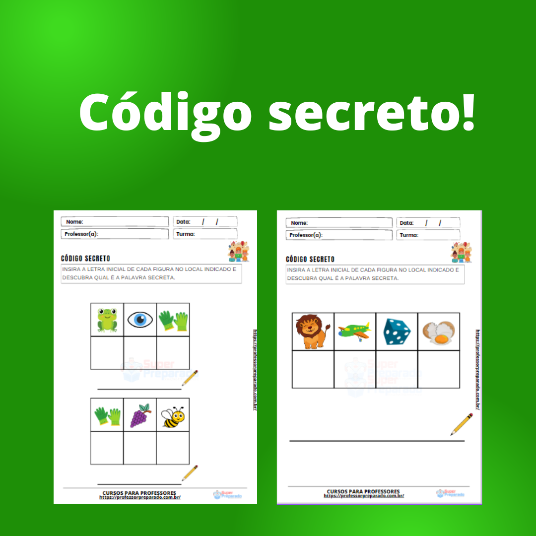 Código secreto - Professor Preparado