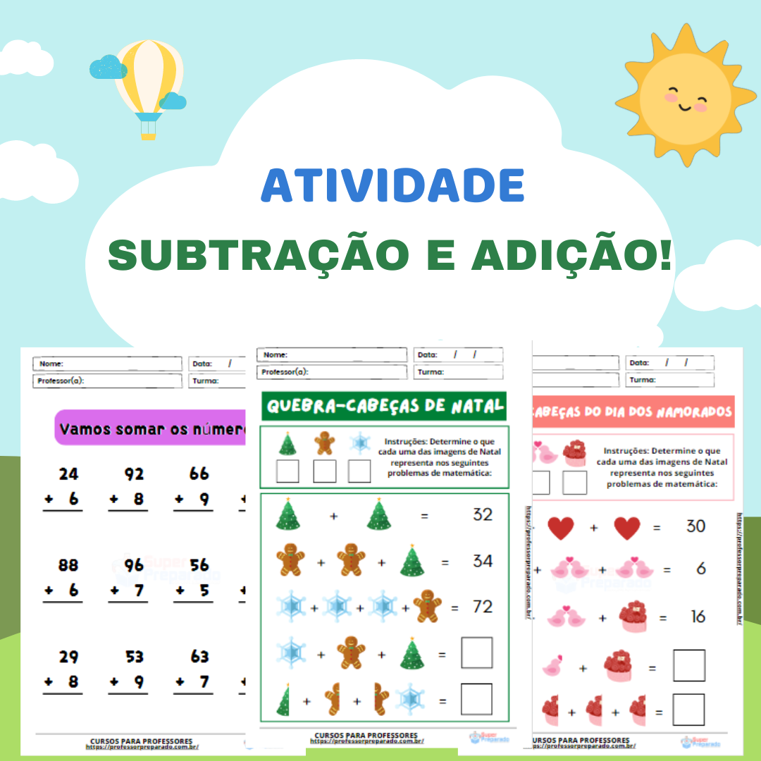 Subtração e Adição - Professor Preparado