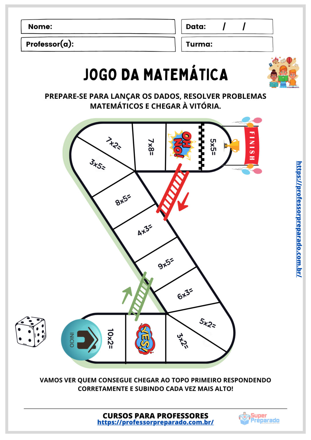 Jogos da matemática - Professor Preparado