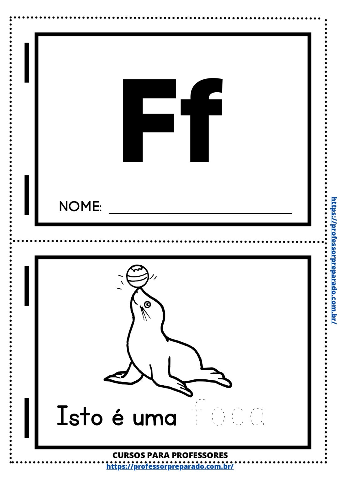 Trabalhando a letra F - Professor Preparado