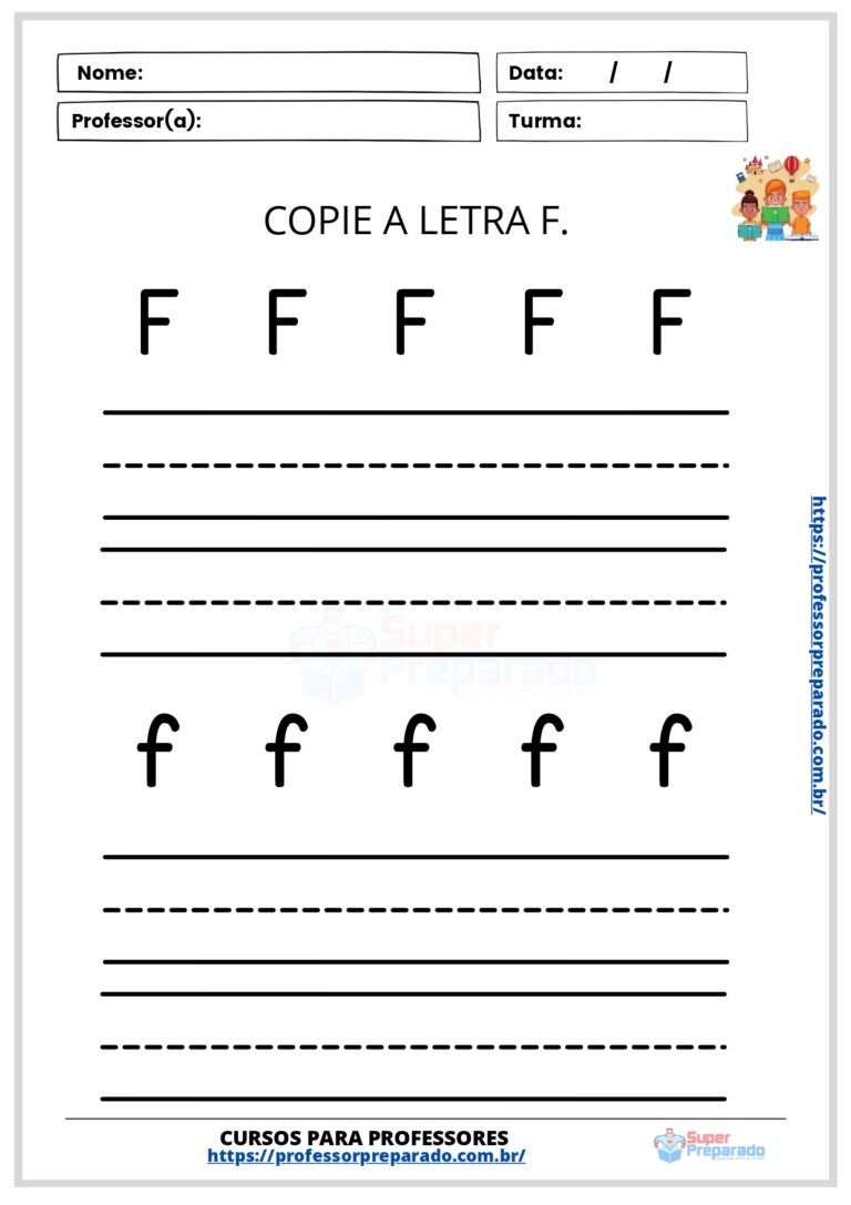 Trabalhando a letra F - Professor Preparado