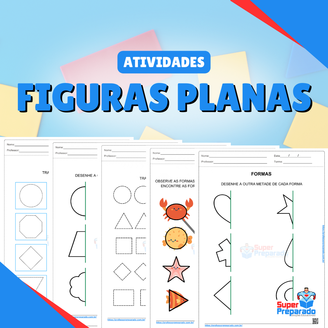 Atividades de Figuras Planas: PDF + Dicas para Professores - Professor ...